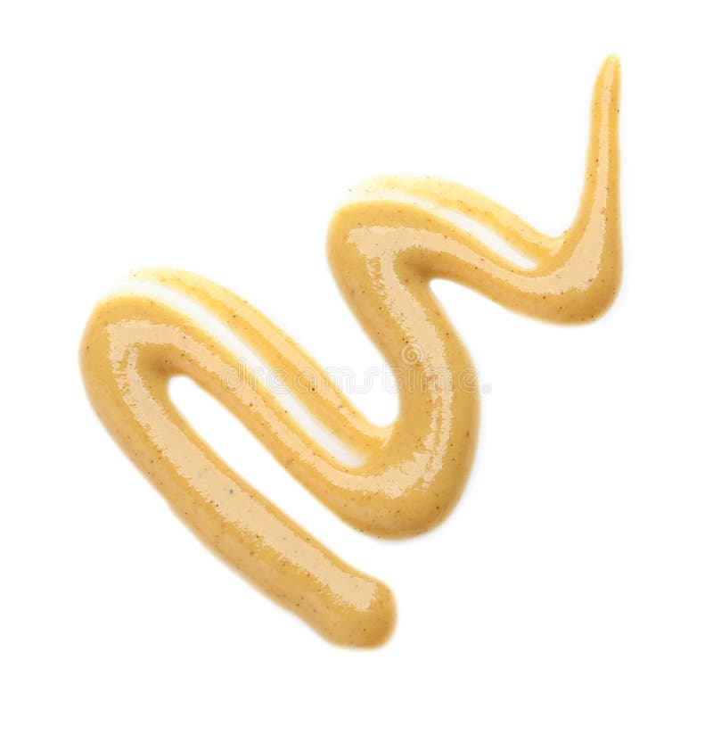Delicious Mustard on White Background. Spicy Sauce Stock Image - Image ...