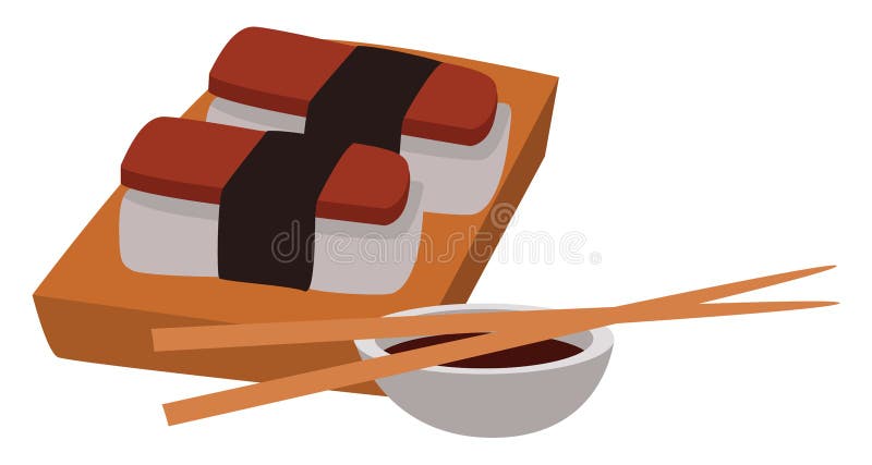 Spam Musubi Stock Illustrations – 6 Spam Musubi Stock Illustrations ...
