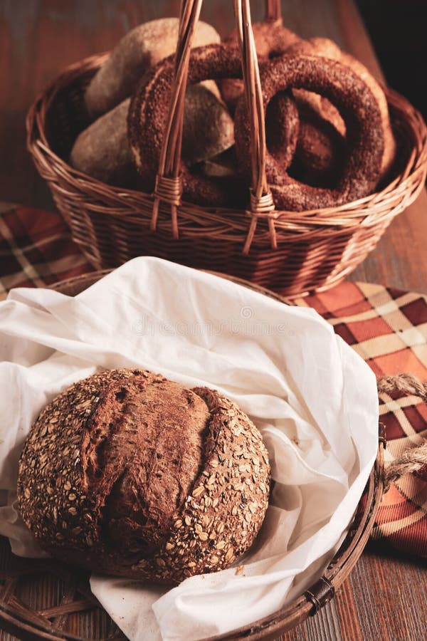 Delicious Natural Aesthetic Baked Bread Stock Image - Image of bread ...