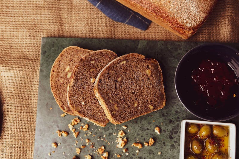 Delicious Natural Aesthetic Baked Bread Stock Image - Image of dough ...