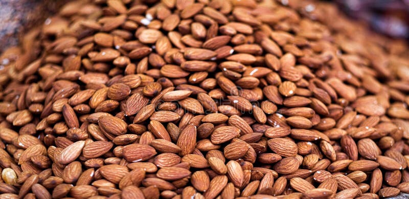 Delicious natural almonds stock photo. Image of healthy - 235335812