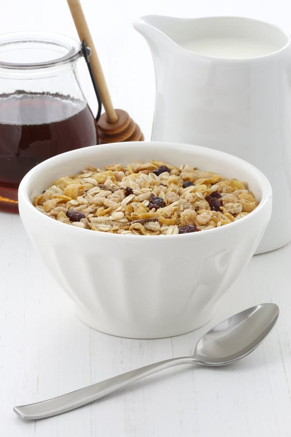 Delicious and Healthy Muesli Cereal Stock Image - Image of dessert ...