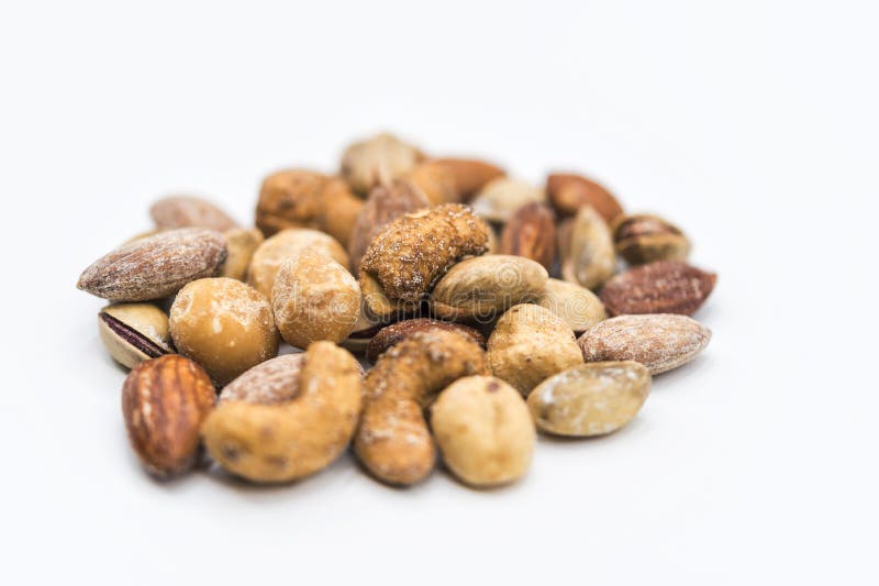 Nuts for light snack stock image. Image of light, hazelnut - 211364625