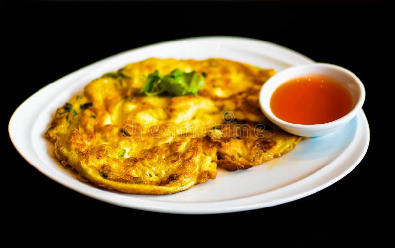 Delicious Omelette Boiled in a Plate Stock Photo - Image of delicious ...