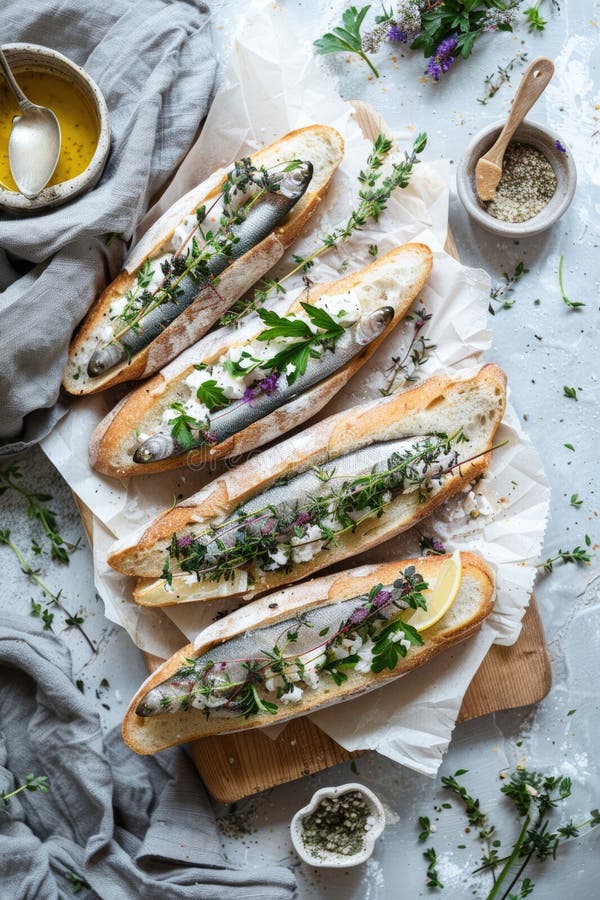 Delicious Open-Faced Smoked Fish Sandwiches with Lemon and Dill on ...