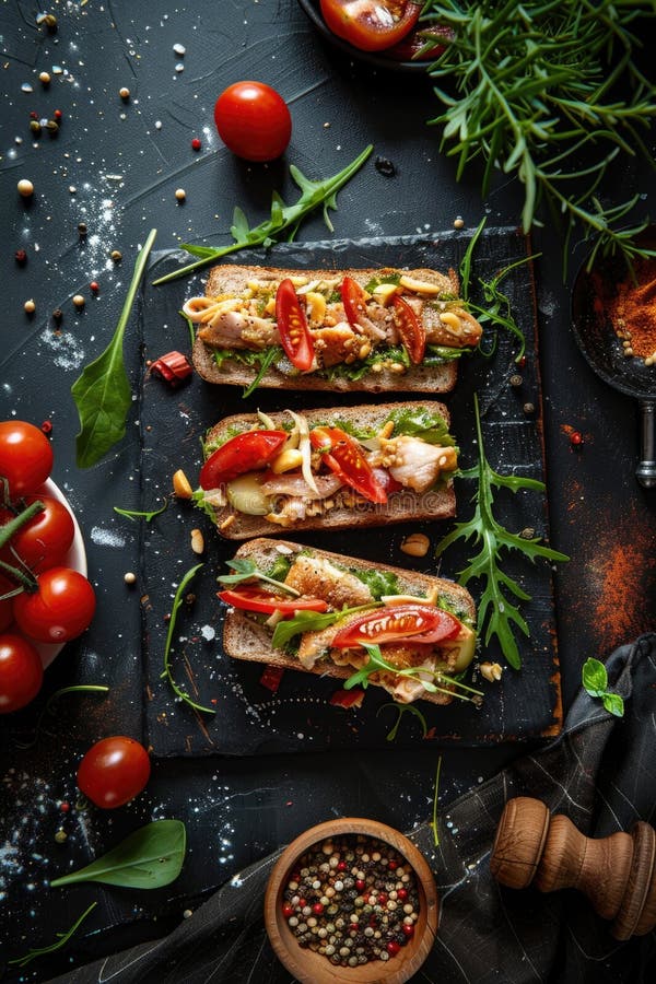 Delicious Open-Faced Smoked Fish Sandwiches with Lemon and Dill on ...