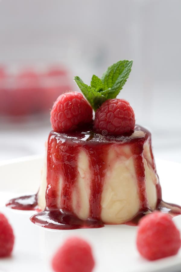 Delicious Panna Cotta Dessert Stock Image - Image of eating, pannacotta ...