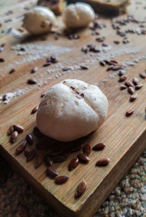 Delicious Paratha Stick in Format of Analog Clock Stock Photo - Image ...
