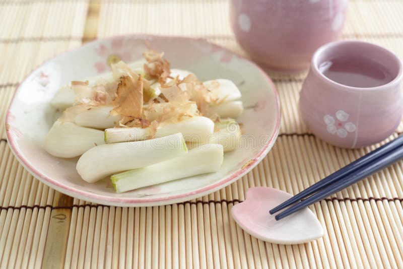 Pickled Scallions with Sake Stock Photo - Image of liquor, lunch: 115582576