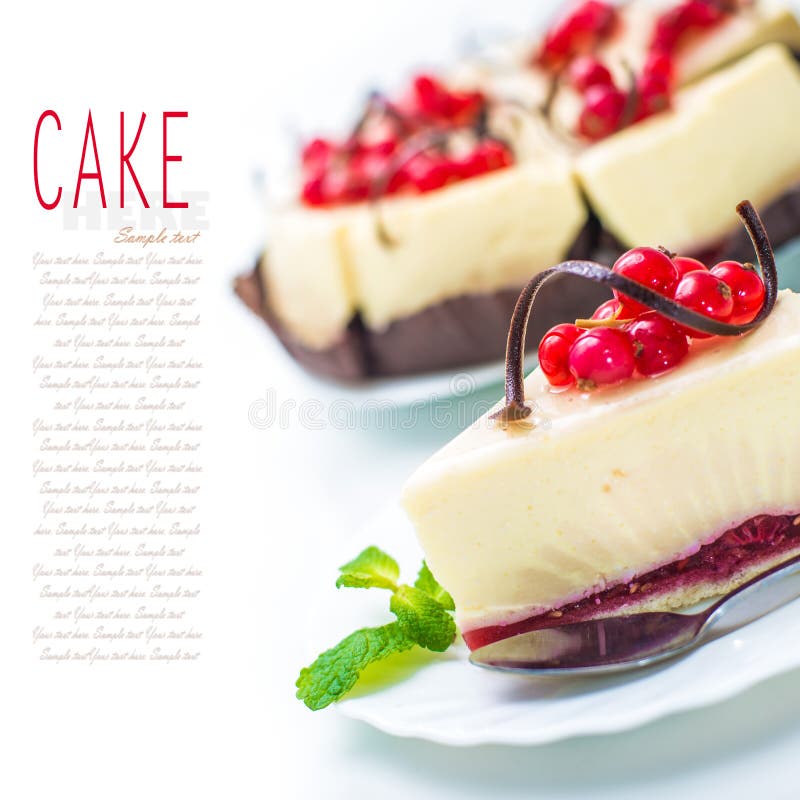 Delicious Piece of Cheesecake Stock Image - Image of cross, sweet: 37804227