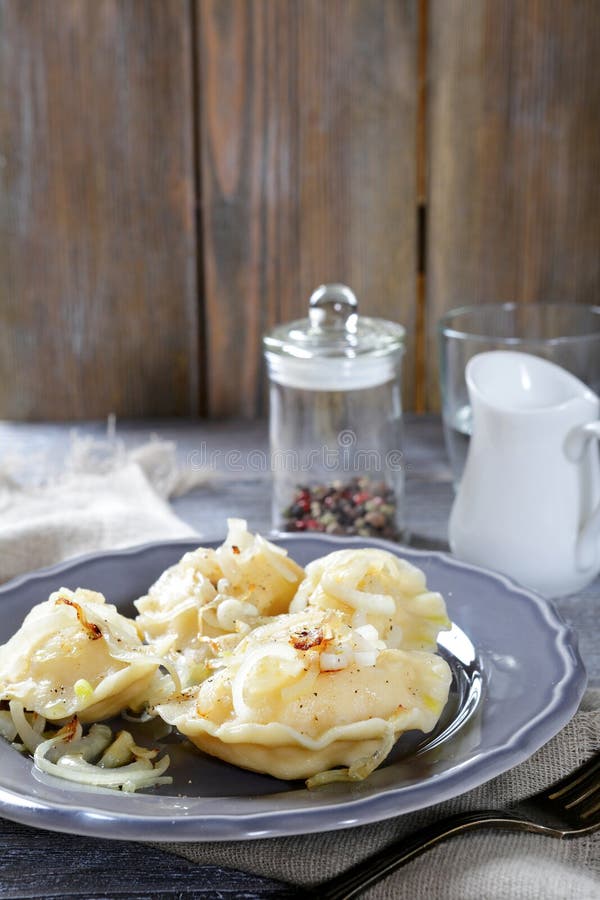 Delicious Pierogi on a Plate Stock Photo - Image of food, stuffed: 50948936