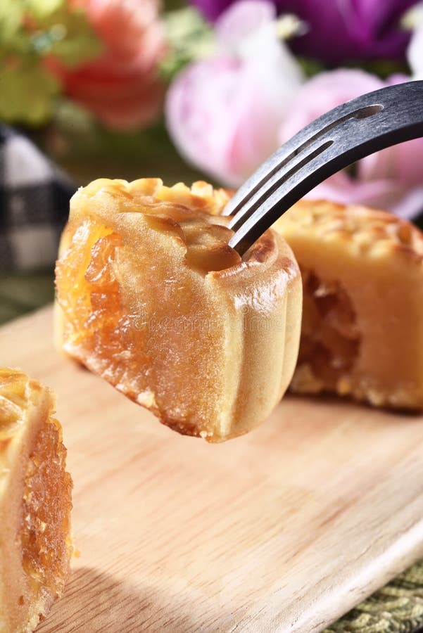 Pineapple moon cake stock image. Image of asian, autumn - 126772981