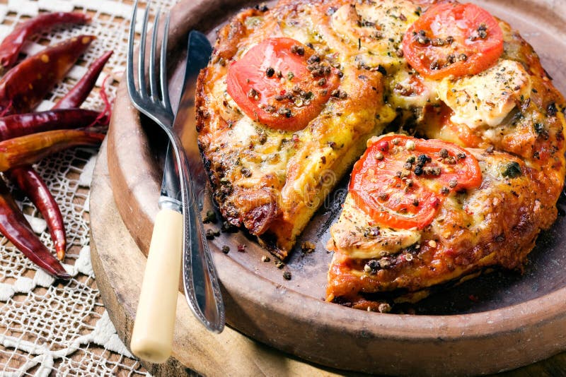 Delicious pizza stock image. Image of ingredients, dine - 15886729