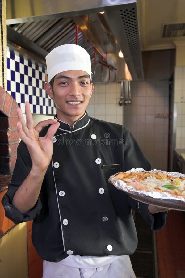 Pizza Chef stock photo. Image of work, italy, food, pizza - 9527646