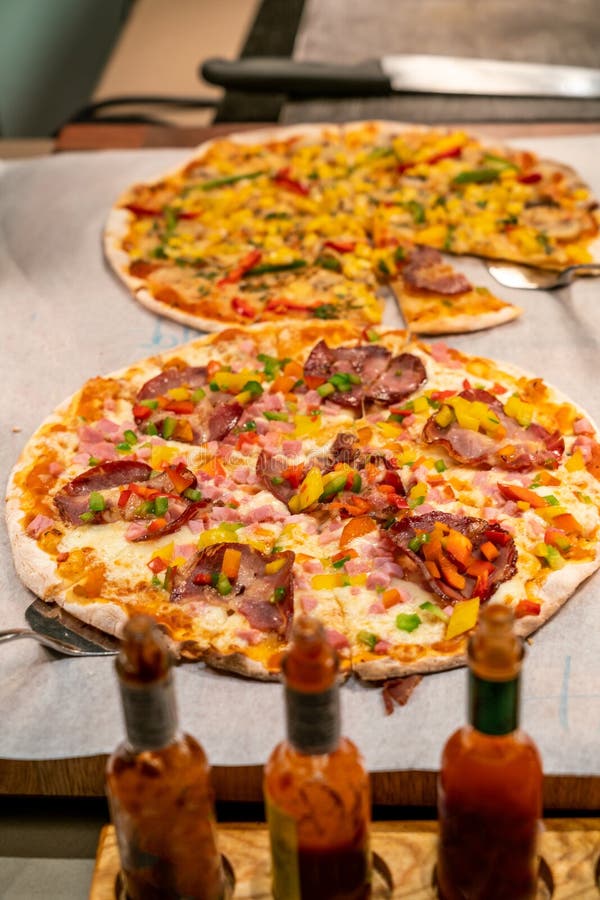 Delicious Pizza in the Buffet Stock Image - Image of culinary, baking ...