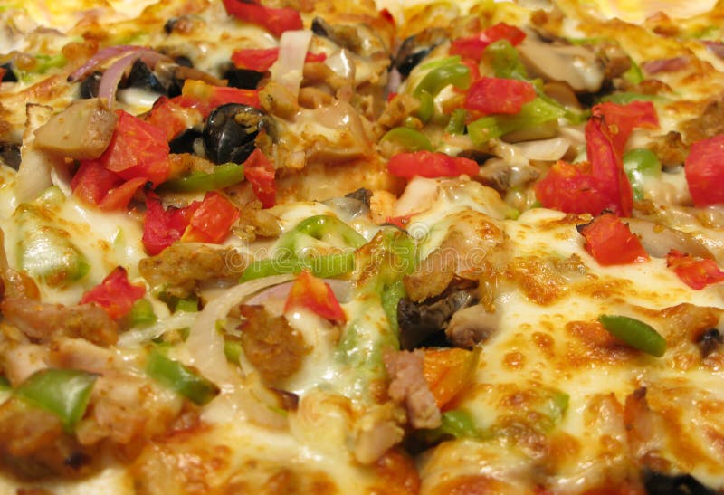 A medium sized Pizza stock photo. Image of pizza, tomatoes - 19456352