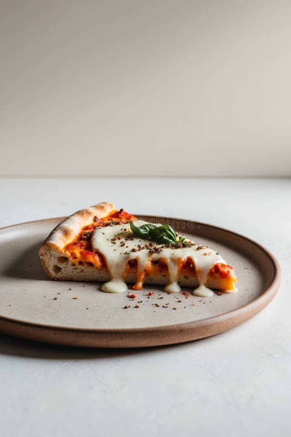 Delicious Pizza Slices with Melting Cheese and Spices Stock Image ...