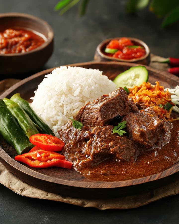 A Delicious Plate Featuring Beef, Rice, and Vegetables, Showcasing a ...
