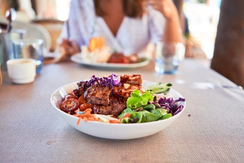 Delicious Plate of Roasted Meat Stock Image - Image of lifestyle ...