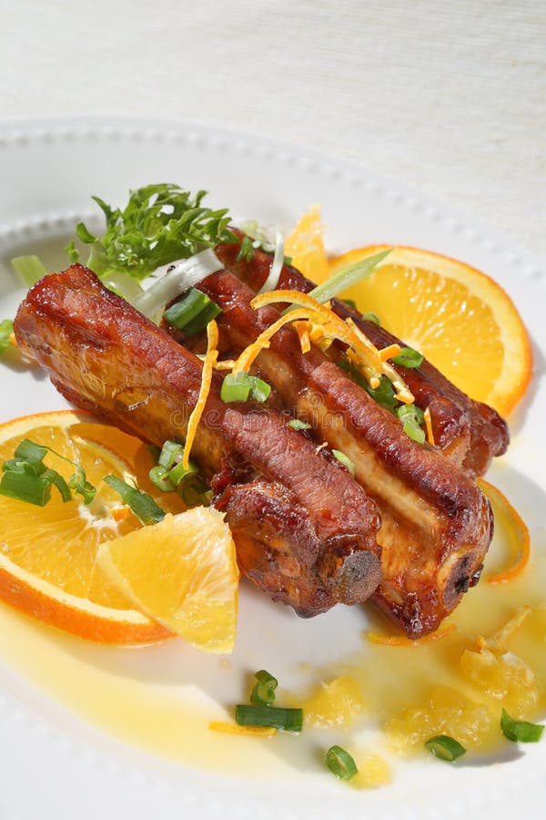 Delicious pork ribs stock image. Image of cooking, ribs - 36226539