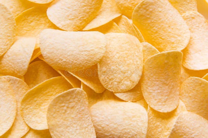 Delicious potato chips stock photo. Image of cluster - 102581400