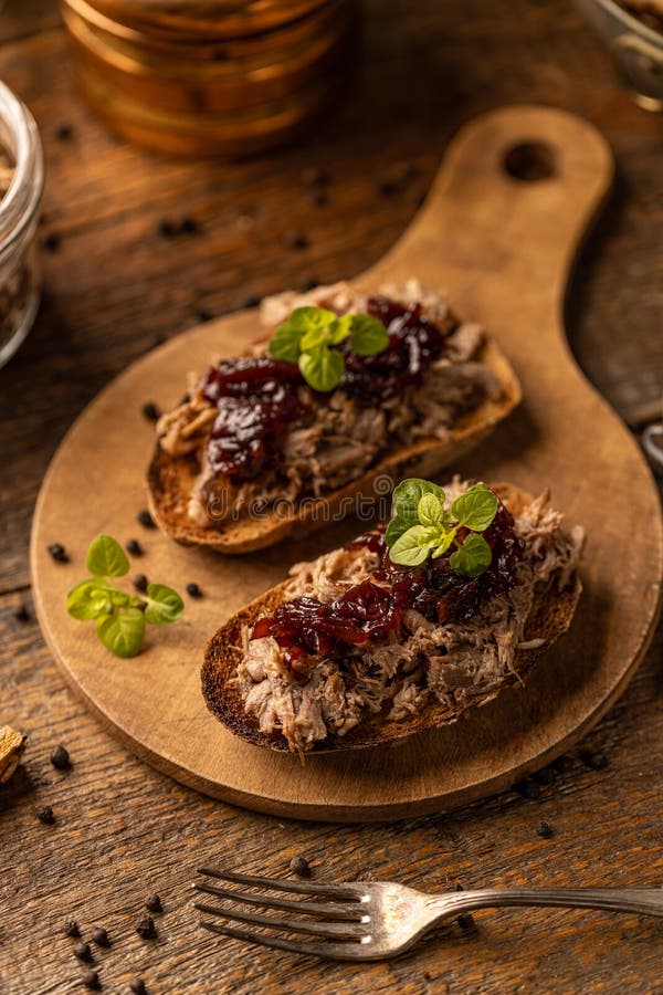 Delicious pulled duck stock photo. Image of meat, grilled - 225982078