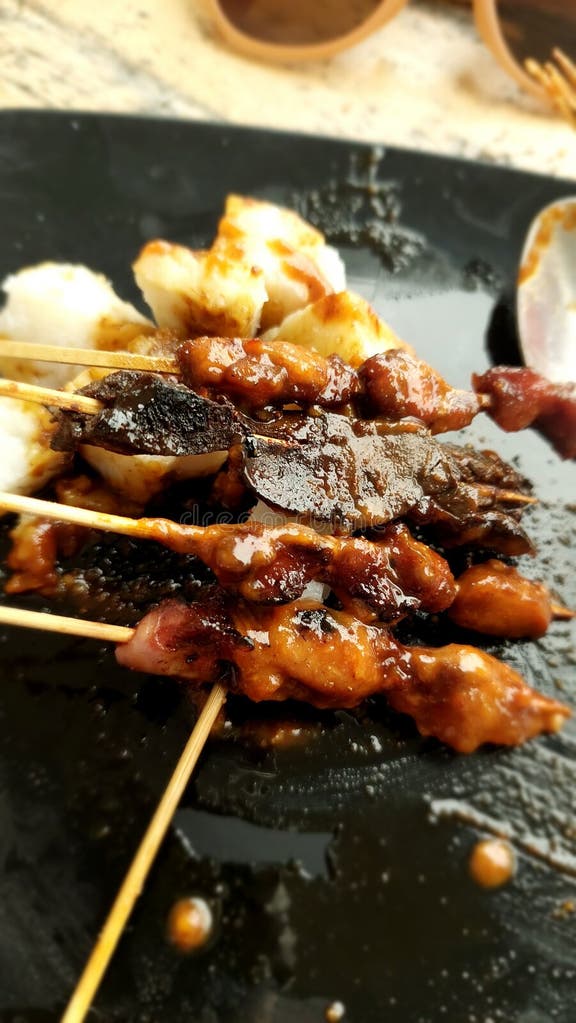 A delicious rabbit satay stock photo. Image of cook - 265317458