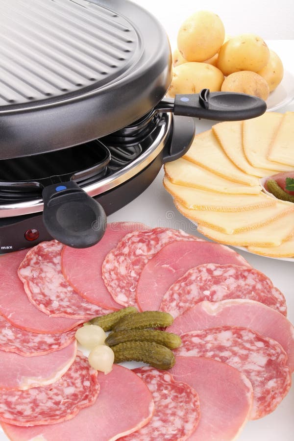 Delicious raclette stock photo. Image of machine, raclette - 18506568