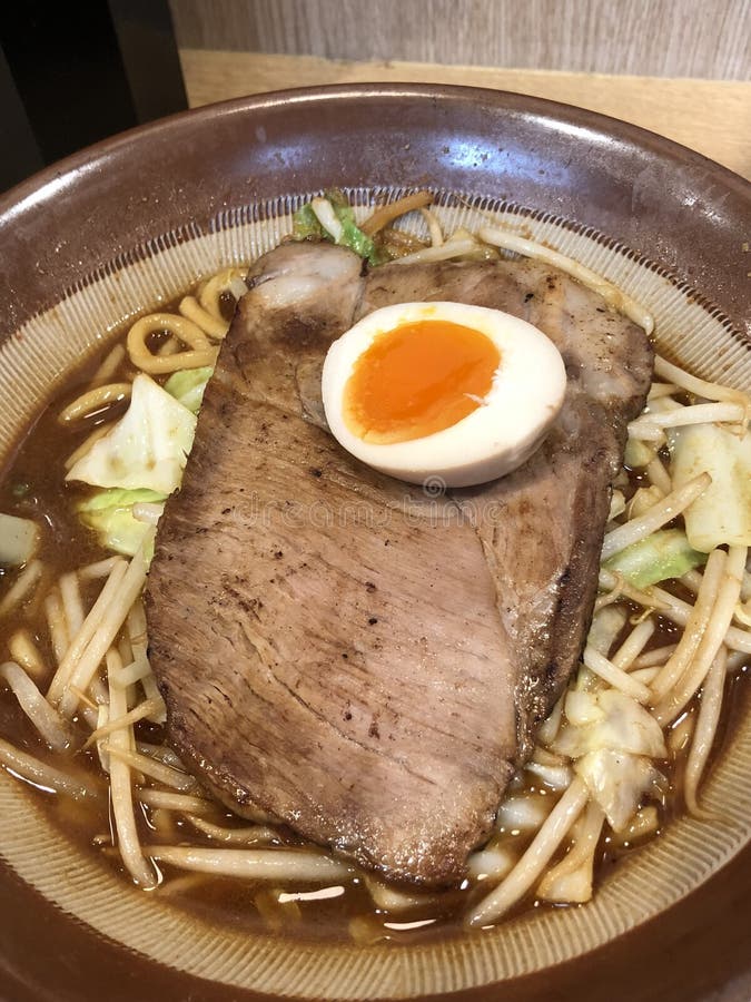 Delicious Ramen Stew Made From Beef, Noodles, Chicken Broth, Mushrooms ...