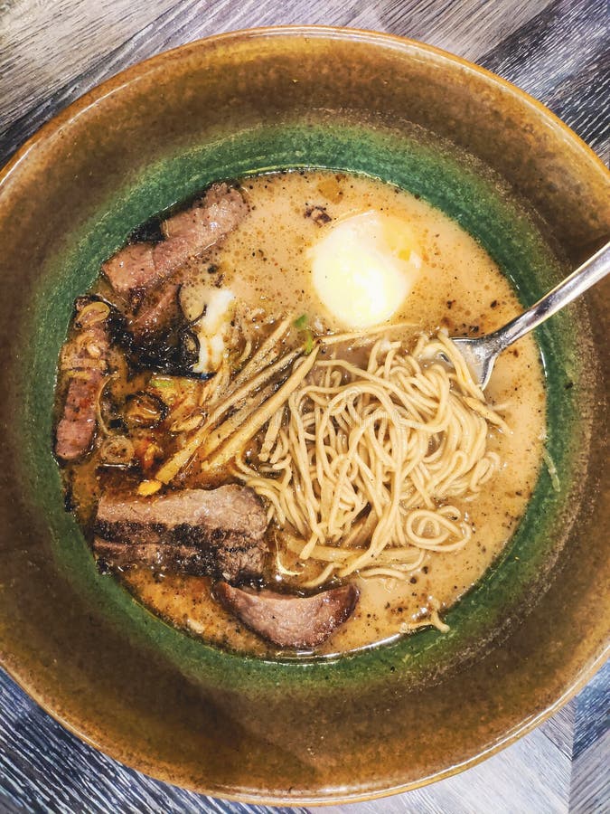 Delicious Ramen in Town stock photo. Image of curry - 222022852