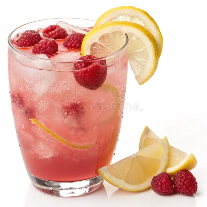 Lemonade Cocktail with Tropical Fruits. Ai Generative Stock ...