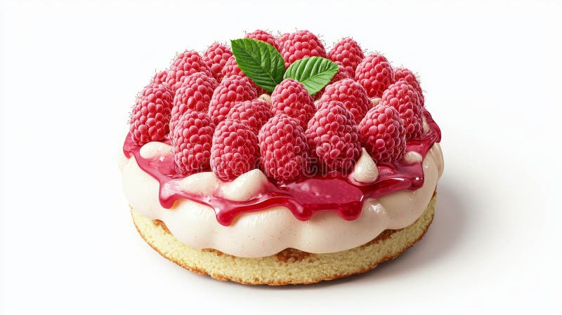 Delicious Raspberry Shortcake with Fresh Berries and Whipped Cream ...