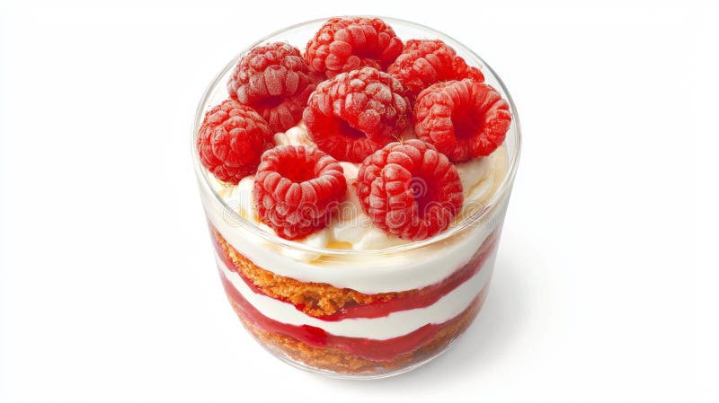 Delicious Raspberry Trifle with Cream and Cake Layers for Dessert ...