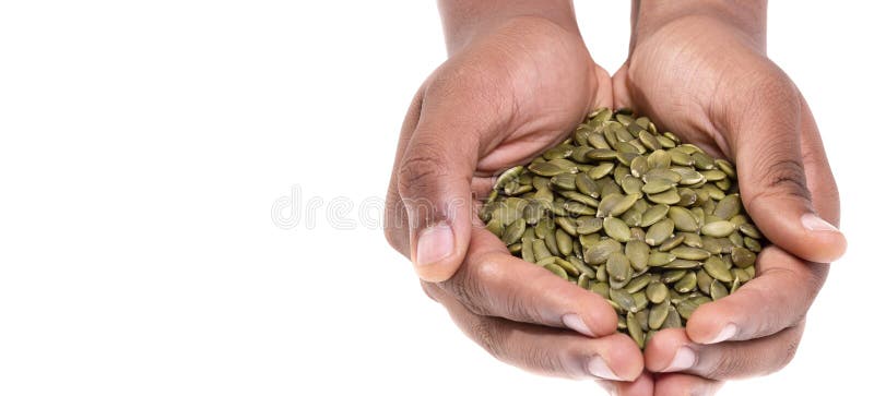Delicious Raw Organic Pumpkin Seeds without Shells Stock Image - Image ...