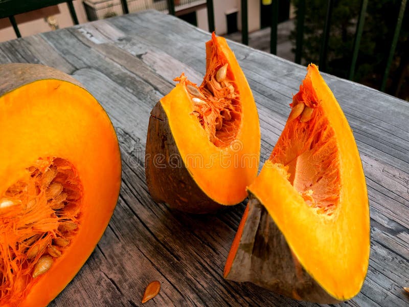 Delicious Raw Pumpkin from the Farm Stock Image - Image of october ...