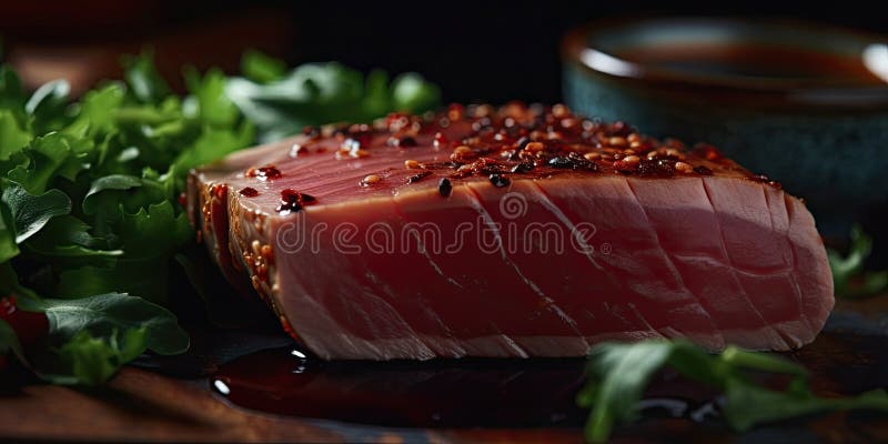 Delicious Recipe for Red Tuna Steaks with Garlic Butter Creating Using ...