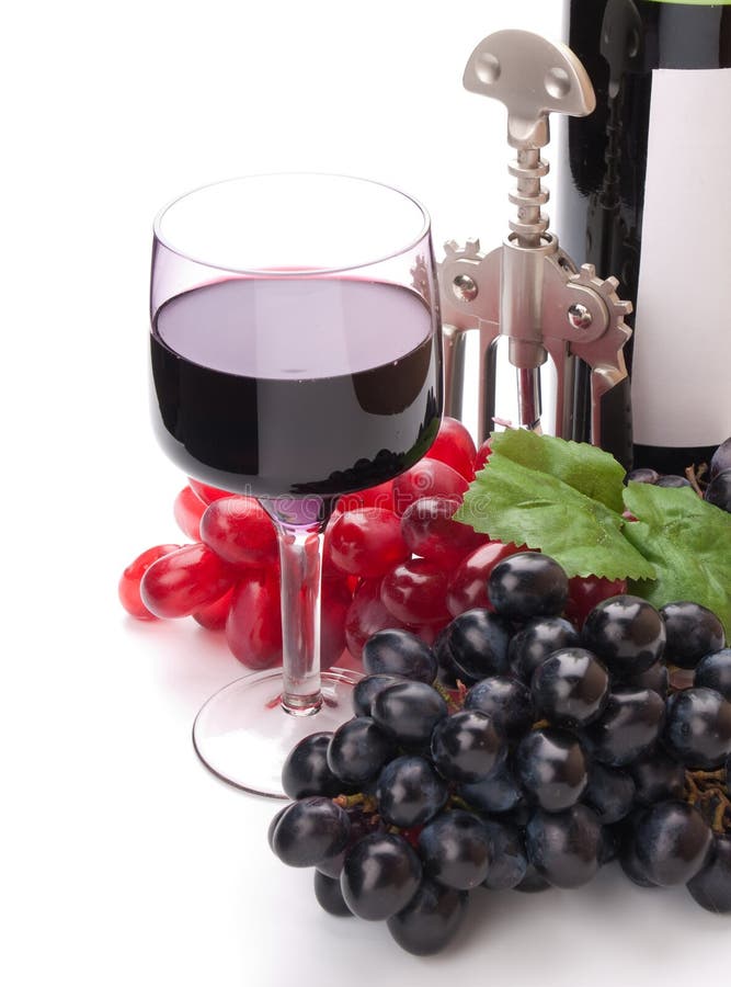 Delicious Red Semisweet Wine Stock Image - Image of dinner, celebration ...