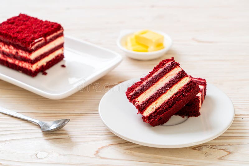 Delicious red velvet cake stock photo. Image of delicious - 170285058
