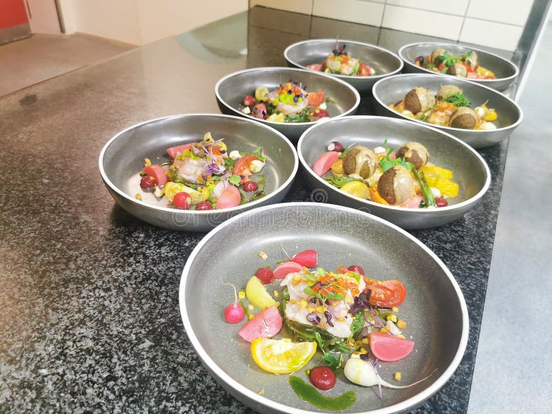 Delicious Restaurant Food Chef Michelin Star Stock Photo - Image of ...