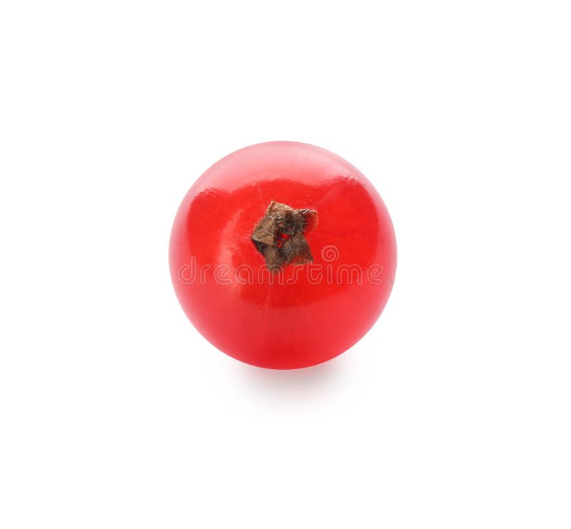 Delicious Ripe Red Currant Isolated on White Stock Photo - Image of ...
