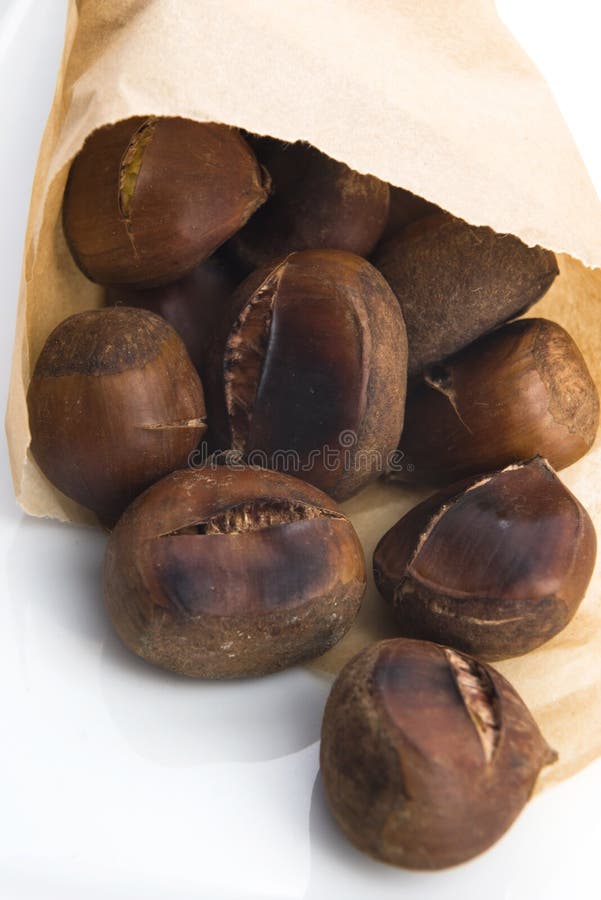 Delicious Roasted Chestnuts Stock Image - Image of nutty, fall: 37283499
