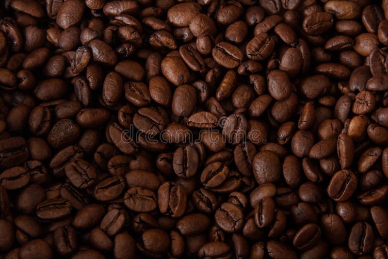 Delicious Roasted Coffee Grain Texture Stock Photo - Image of roasted ...