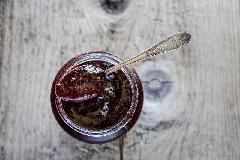 Delicious Rustic Jam from Different Fruits. Stock Photo - Image of ...