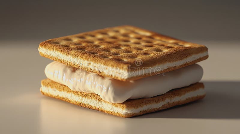 Delicious S Mores on Smooth Gradient Background Stock Image - Image of ...