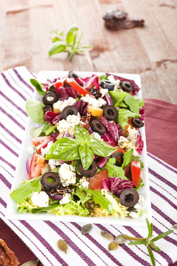 Delicious salad. stock image. Image of delicious, seasonal - 20019249