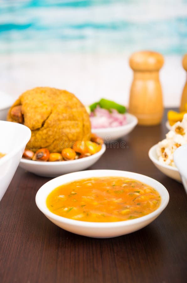 Delicious Sauce Accompaniment of All Traiditional Food, Spicy Stock ...