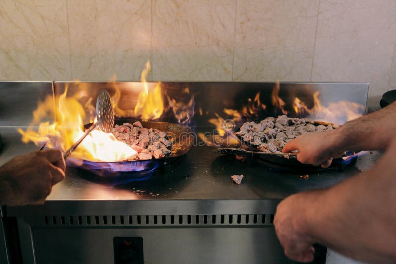 Delicious Scrambled Egg on the Table Stock Image - Image of closeup ...
