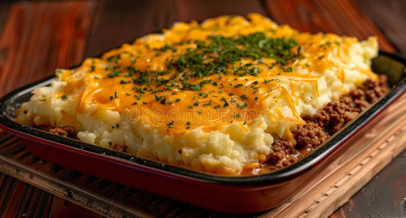 Delicious Shepherd S Pie with Mashed Potatoes and Ground Meat Stock ...