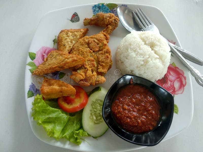 Delicious Simple Food for Lunch Time Stock Photo - Image of food, lunch ...