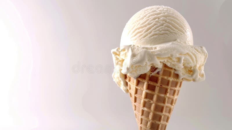 Single White Ice Cream Cone Stock Illustrations – 2,681 Single White ...
